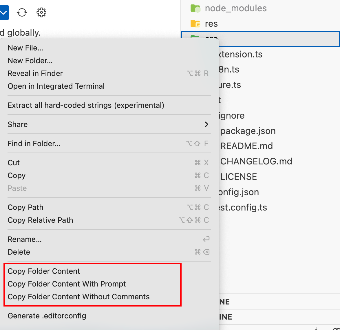 【开源自荐】Copy Folder Content: 一键复制文件夹里的文件内容 (VSCode 插件) · Issue #3372 ...