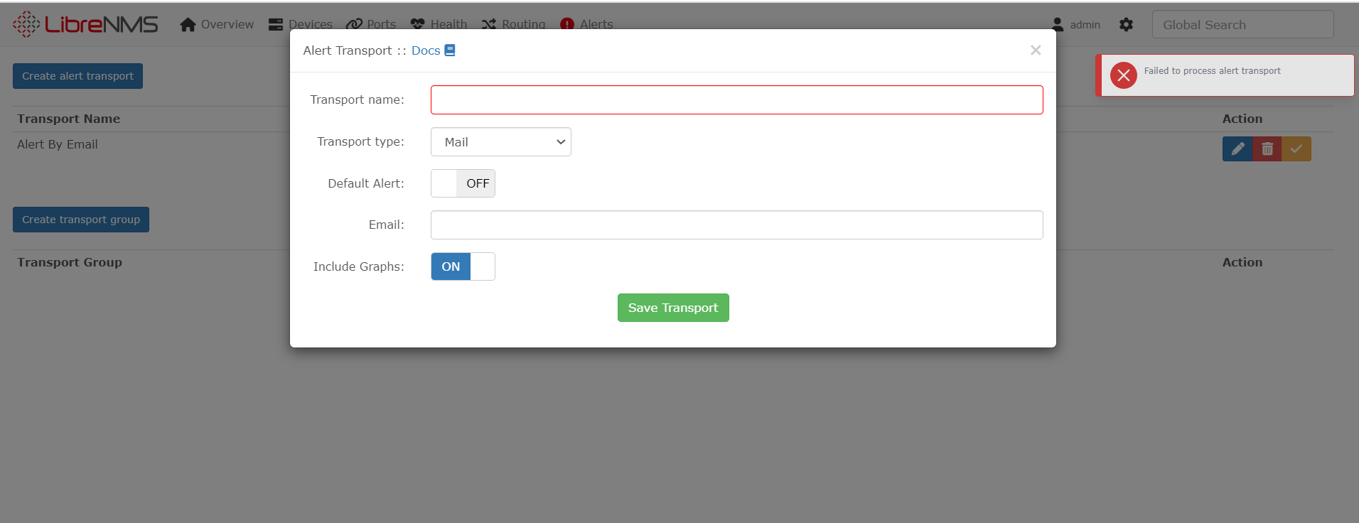 Cannot edit, Delete Alert Rules & Transport · Issue #15078 · librenms/librenms · GitHub