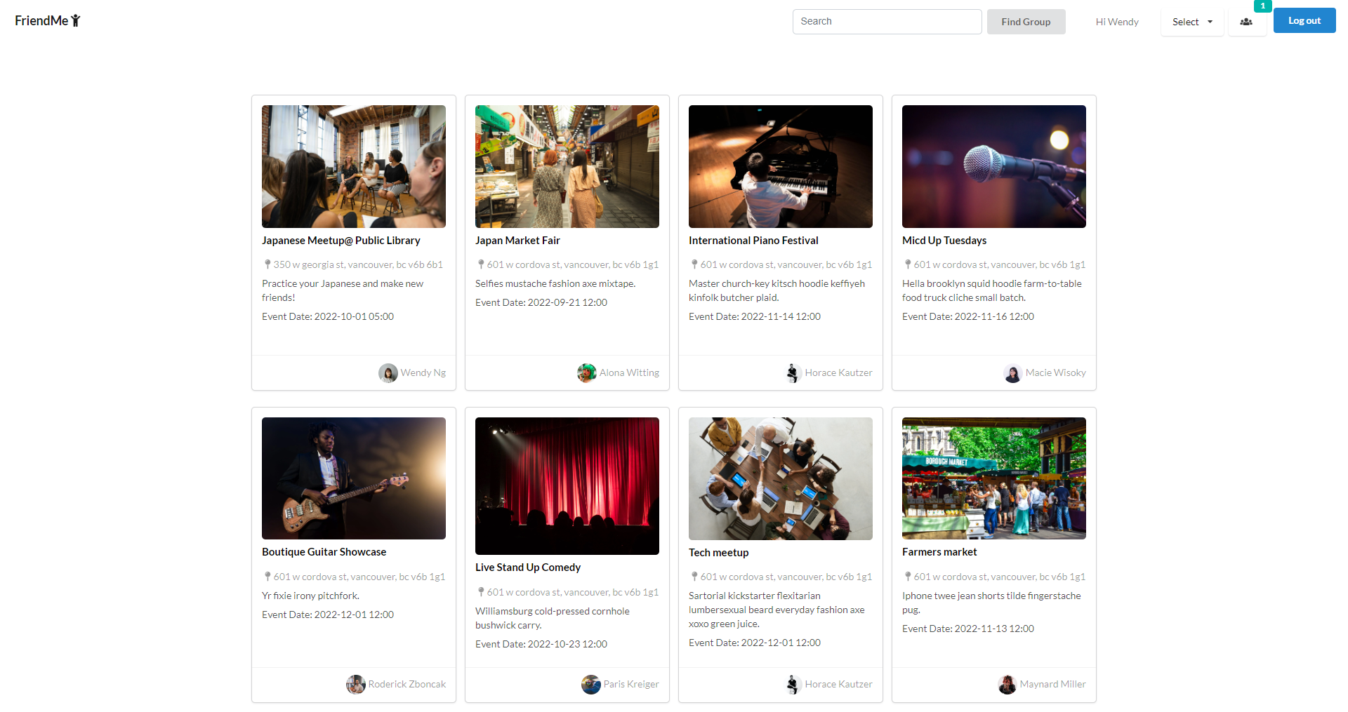 GitHub - wendyyng/social_media_app: FriendMe is a social media platform that I built using Ruby ...
