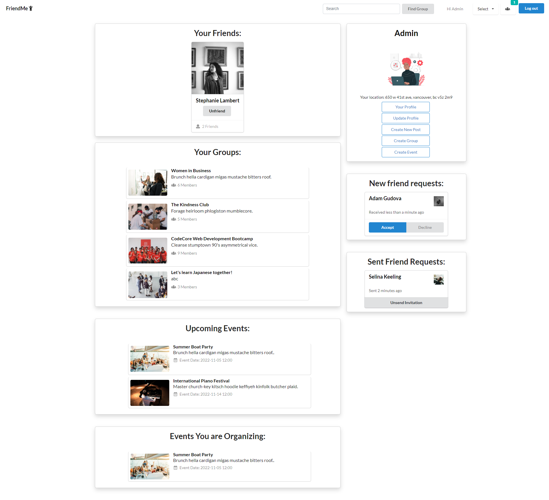 GitHub - wendyyng/social_media_app: FriendMe is a social media platform that I built using Ruby ...