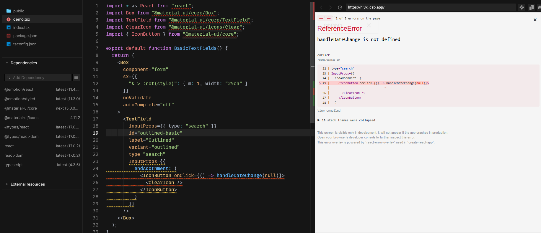 Textfield Display Clear Button · Issue 27630 · Muimaterial Ui · Github 9218
