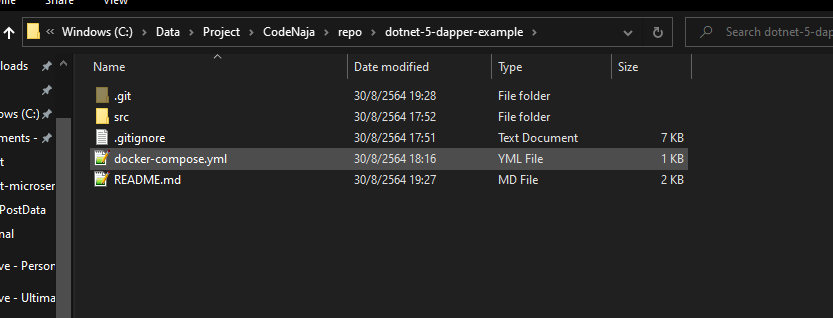 GitHub - TeamNaja/dotnet-5-dapper-example: ตัวอย่าง .net 5 api + dapper อย่างง่าย ใน 5 นาที