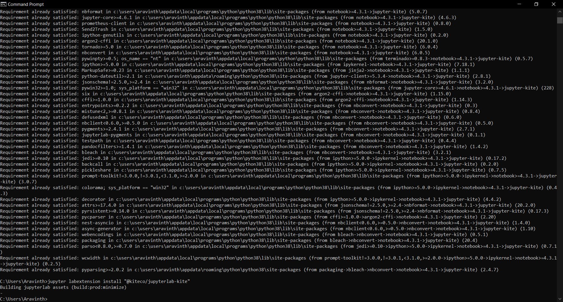 Kite Extension For Jupyterlab Is Not Working · Issue 403 · Kitecoissue Tracker · Github