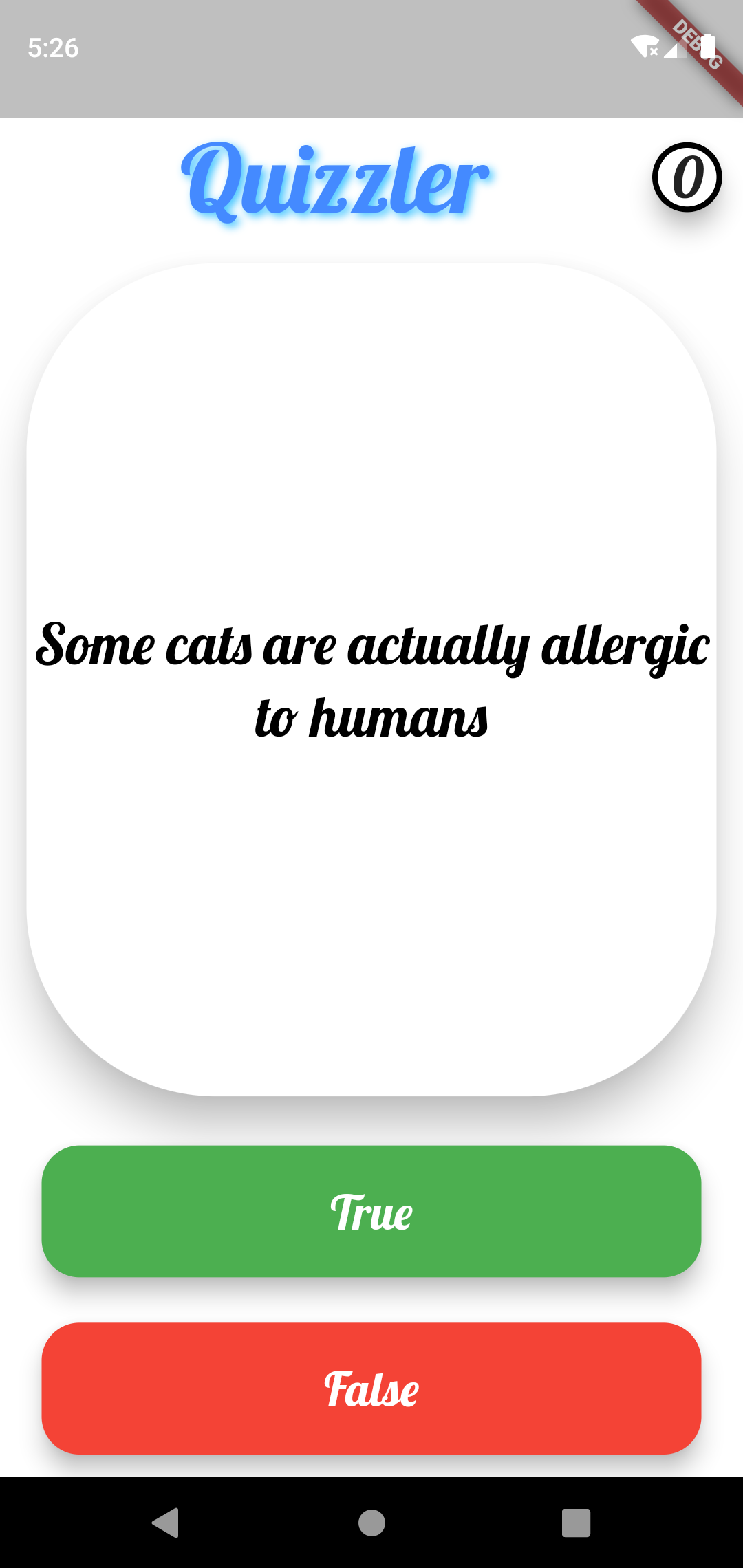 GitHub - muhoz/quizzler: Flutter quiz application forked in Angela's Yu course.