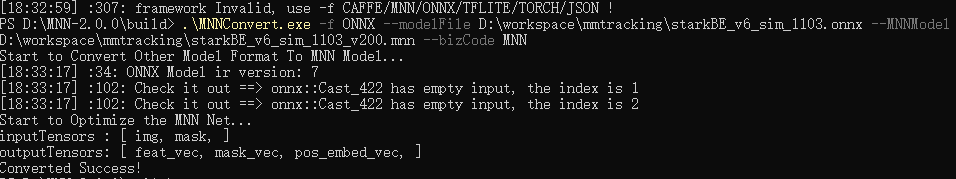 Onnx转mnn失败， Onnx Cast报错compute Shape Error For Onnx Cast · Issue 2113 · Alibaba Mnn · Github