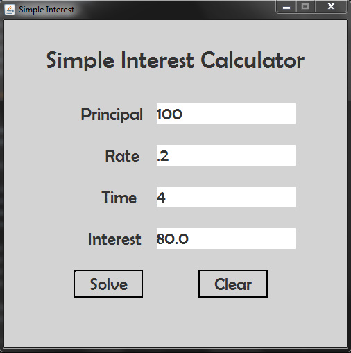 GitHub - grimeo/Simple-Interest-Calculator