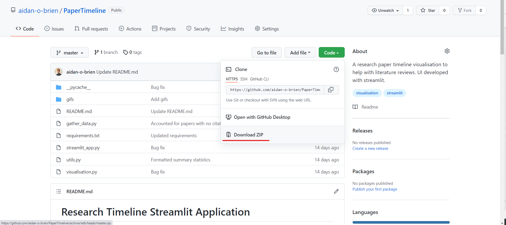GitHub - aidan-o-brien/PaperTimeline