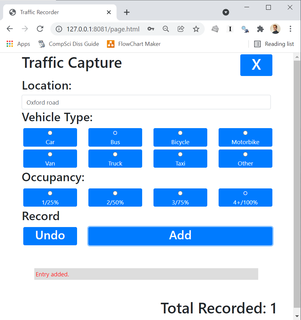 GitHub - aidan-o-brien/TrafficCounter: A web application using JS, HTML ...