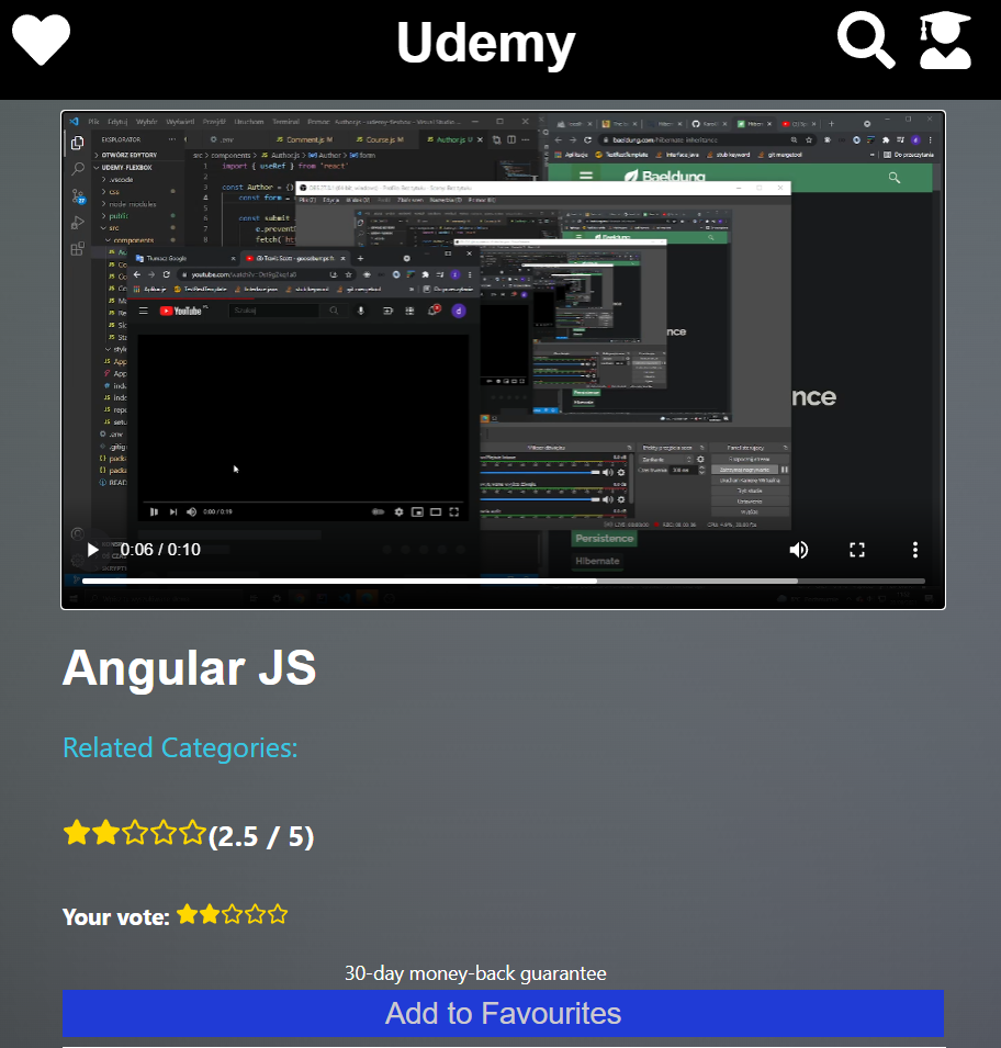 GitHub - KarolXX/Udemy-App: Website with programming courses (like Udemy)