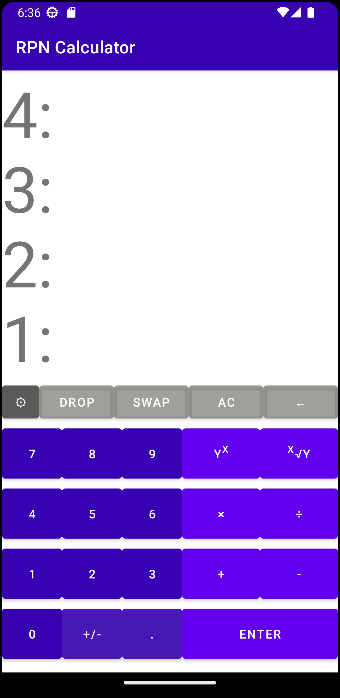 GitHub - KotekKacper/RPN_Calculator: Android calculator using Reverse Polish Notation
