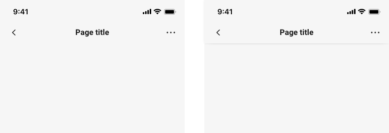 [Enhancement] Page toolbar needs dropshadow in scroll state · Issue #2040 · kirbydesign ...