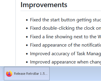 Dashed border visible on buttons sometimes · Issue #299 · dremin/RetroBar · GitHub