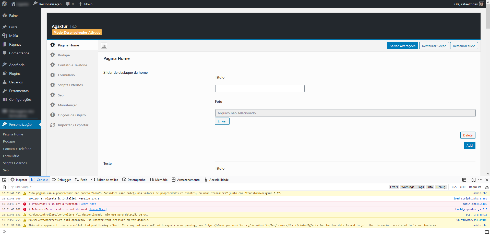 Repeater Doesn T Work On Wordpress V 5 3 · Issue 3685 · Reduxframework Redux Framework · Github