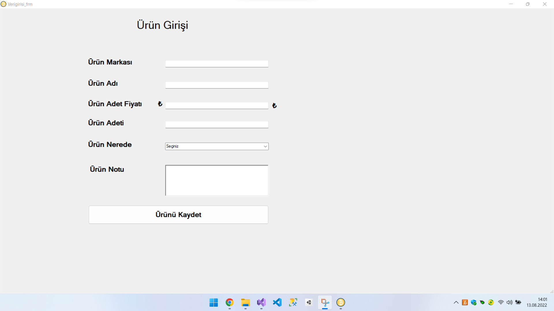 GitHub - HalimB08/Depo-Masaustu-Uygulamasi: Ürünlerin stok bilgisini ve ürünün nerede olduğunu ...