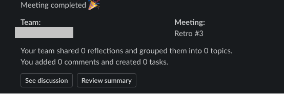 Meeting completed slack notification missing meeting details · Issue ...