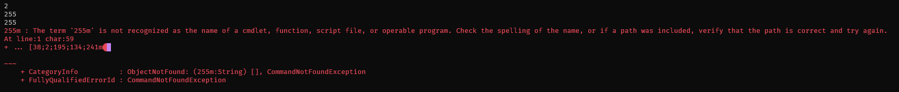 The Term 49m S Not Recognized As The Name Of A Cmdlet Function