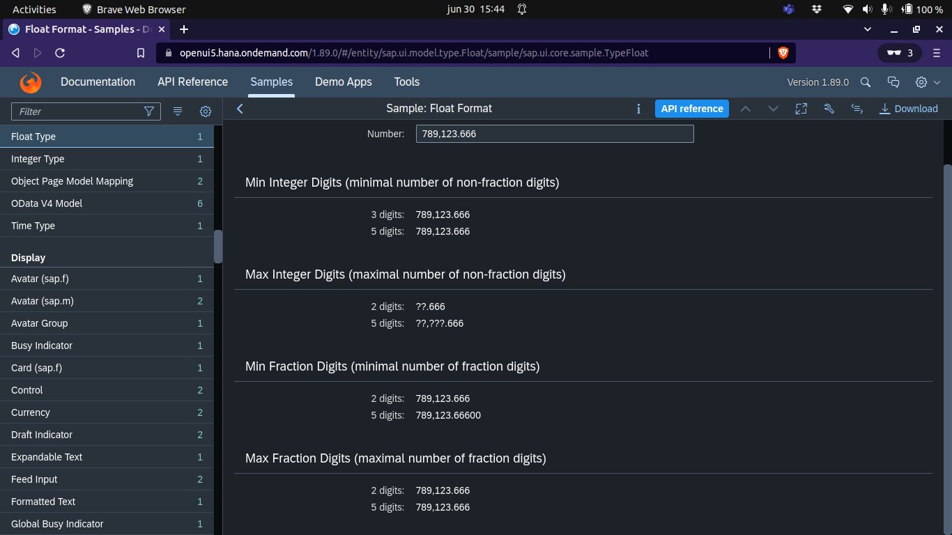 sap.ui.model.type.Float Format issue with maxFractionDigits · Issue #3546 · UI5/openui5 · GitHub