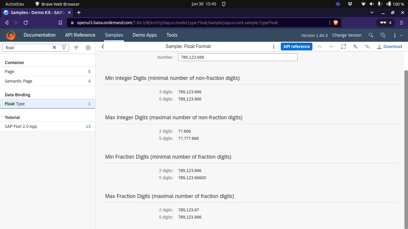 sap.ui.model.type.Float Format issue with maxFractionDigits · Issue #3546 · UI5/openui5 · GitHub