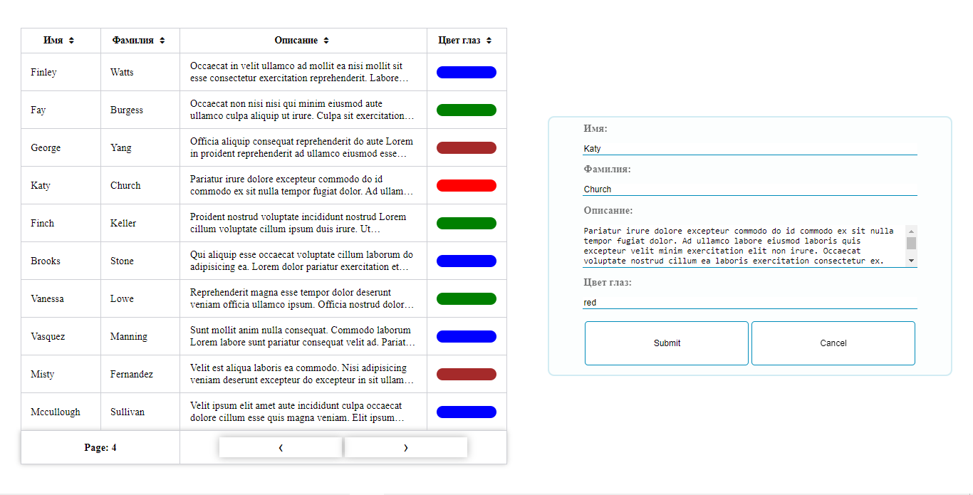 GitHub - cadbee/Infotecs: Test task for the internship. Table, JS, CSS.