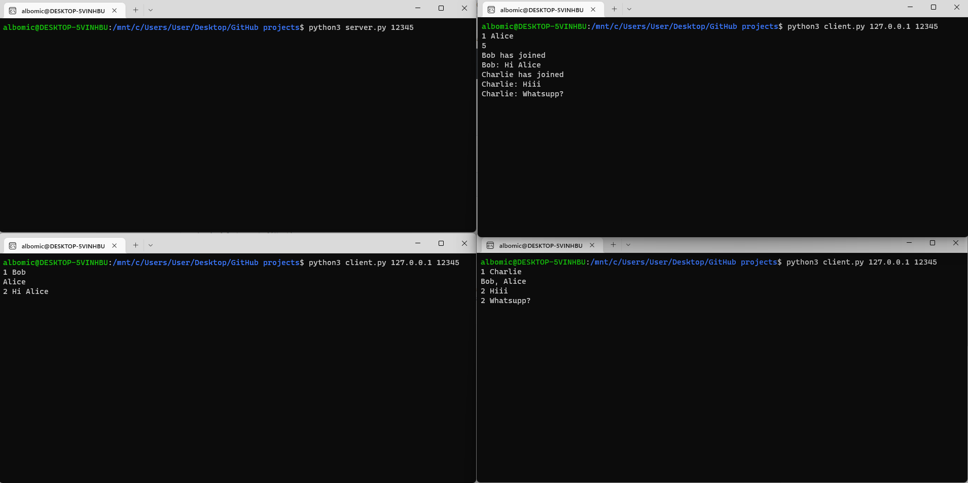 GitHub - MickaelAlbo/Group-Chat-UDP