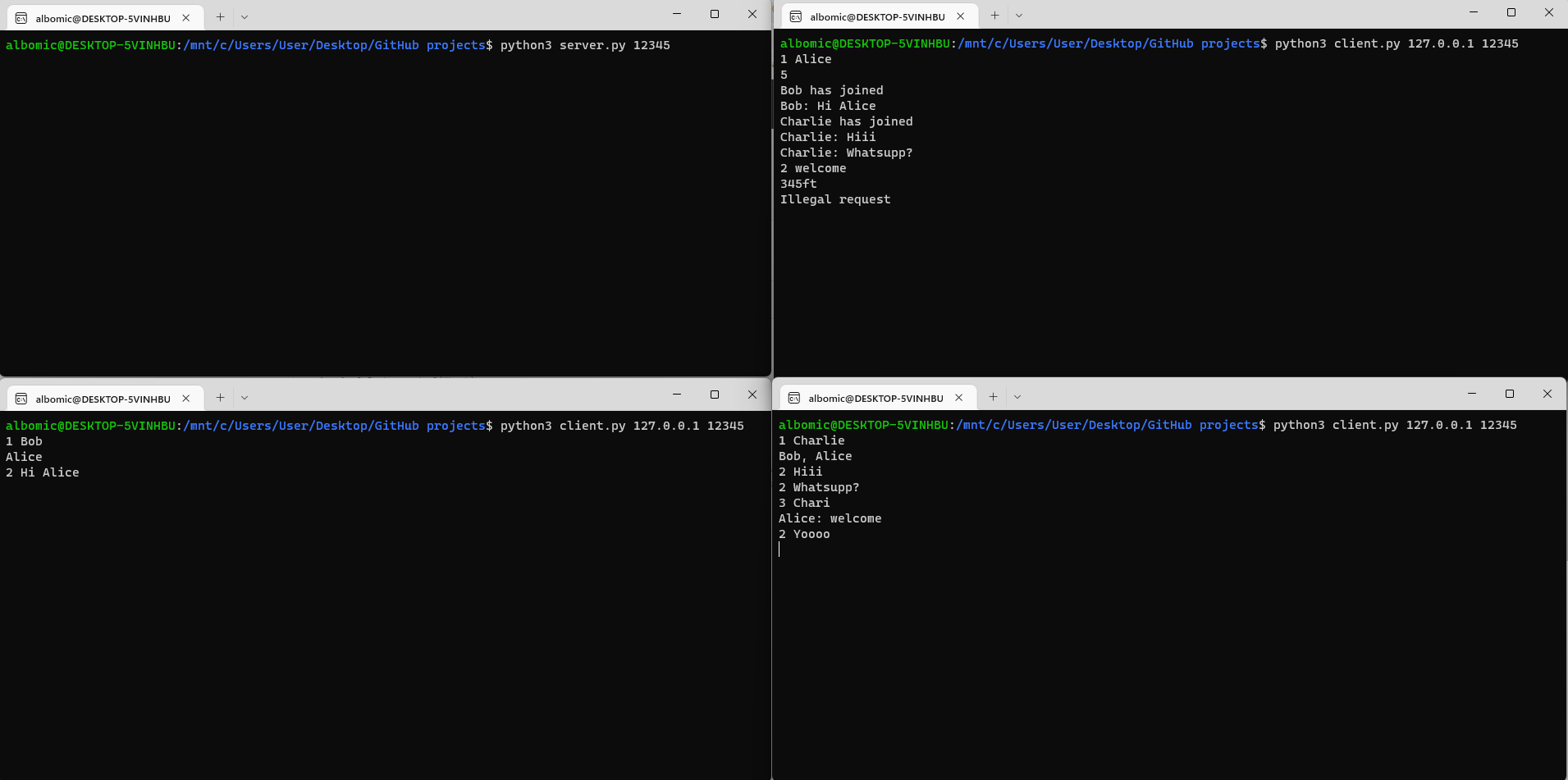 GitHub - MickaelAlbo/Group-Chat-UDP