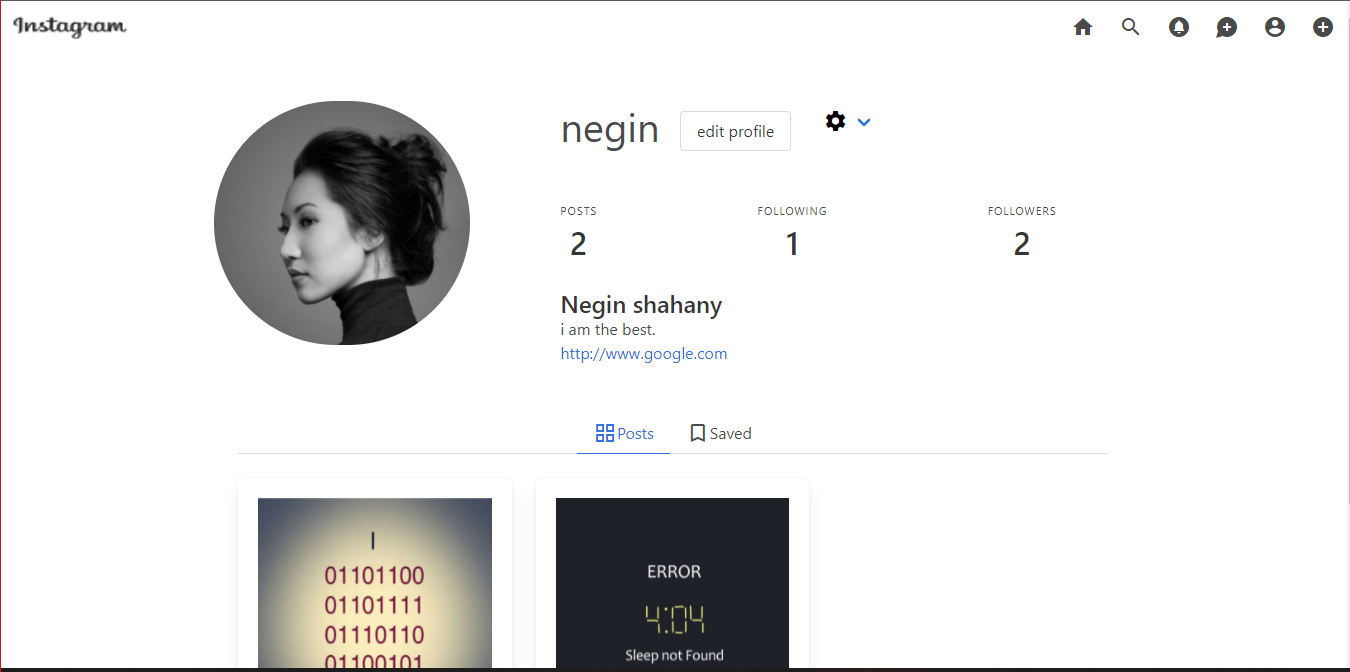 GitHub - saharfk/instagramCloneProject: this project is a clone of instagram v1