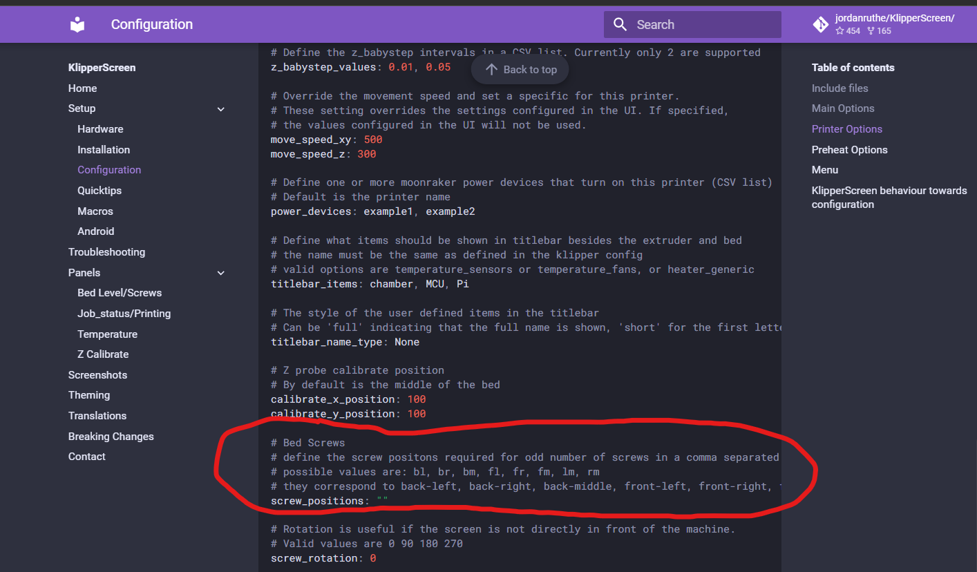 How to configure Three Bed Screws · Issue #722 · KlipperScreen/KlipperScreen · GitHub