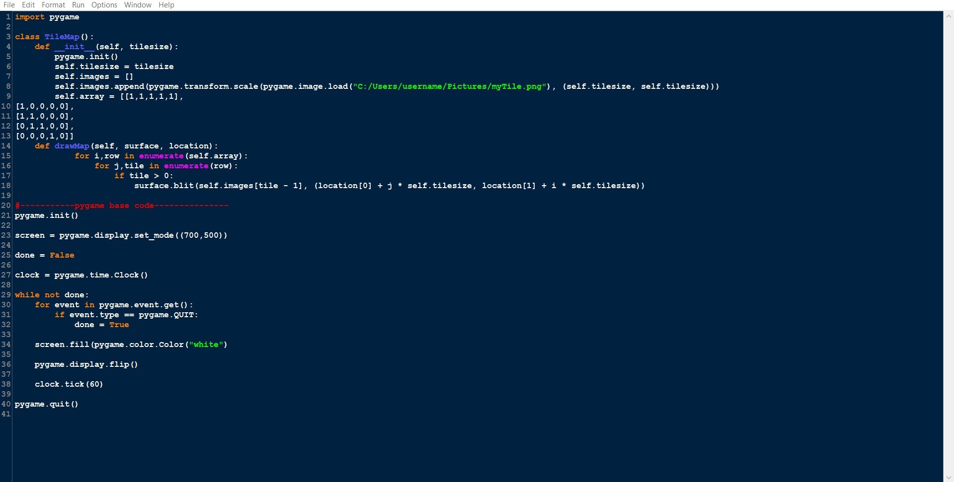 GitHub - mutantmuskrat/Tile-Basic: This is a simple tile editor for ...