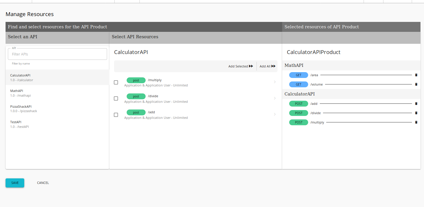 300 Beta Api Product Checkboxes Next To The Already Added Resources Are Enabled · Issue 