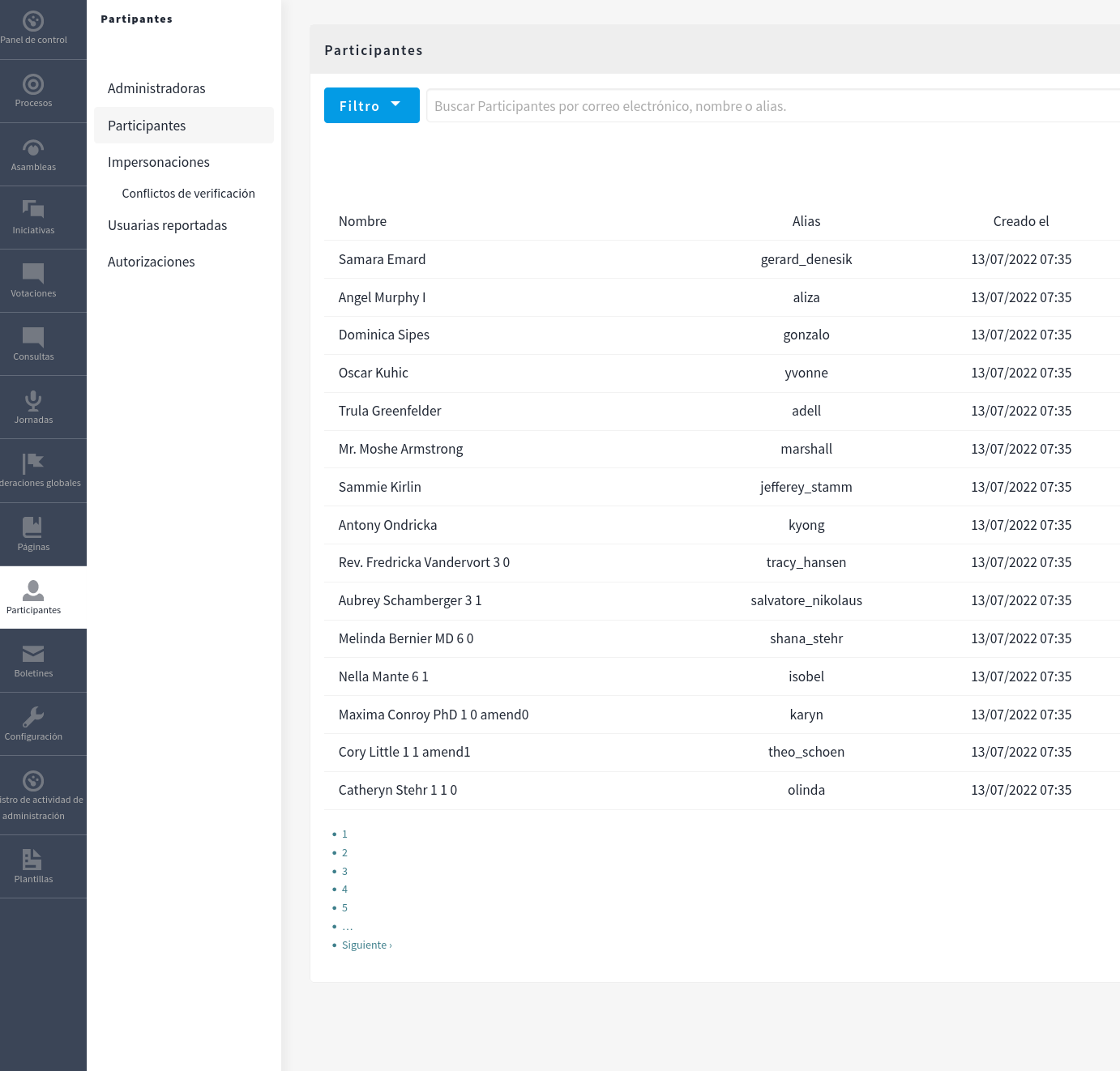 Broken Pagination Css · Issue 9571 · Decidimdecidim · Github 