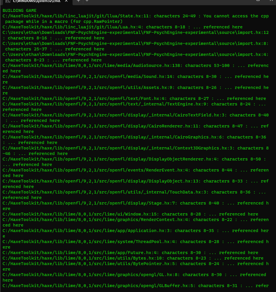 I can't get my source code to build the EXE files. · Issue #12723 ...