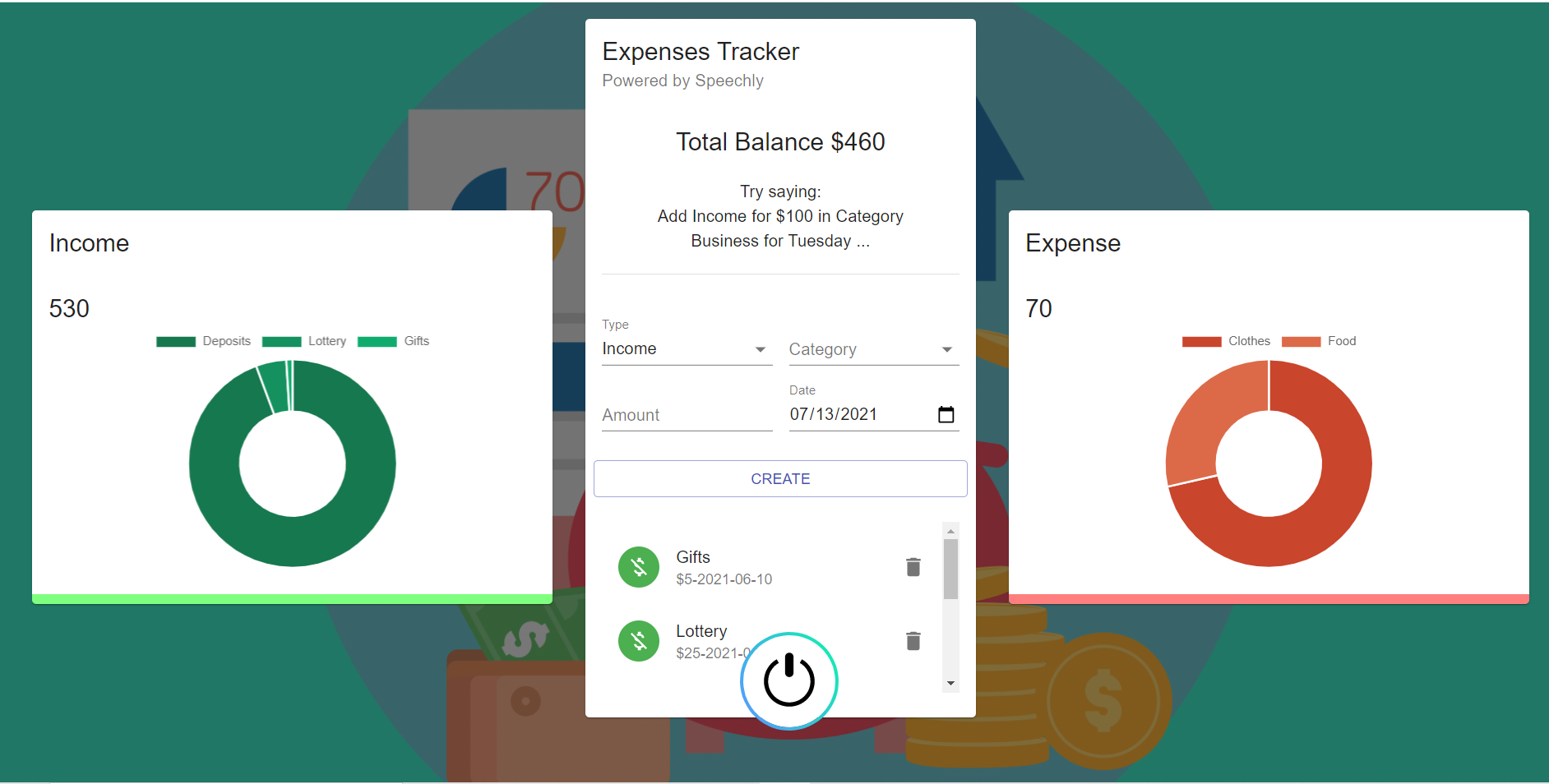 GitHub - bharat-dangi/ReactExpenseTrackerApp: A practice project which ...