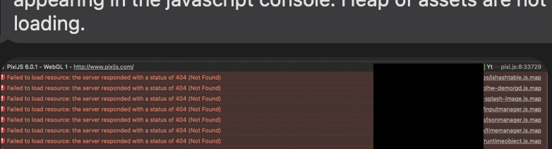 Devtools Failed To Load Sourcemap Warnings · Issue 2652 · 4ian Gdevelop · Github