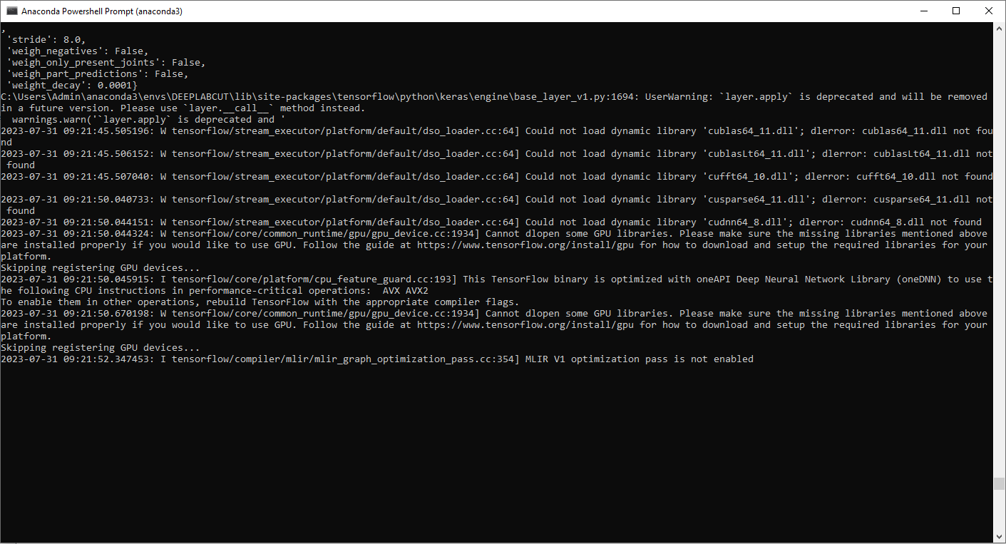Low Gpu Usage And Slow Analysis Training · Issue 2343 · Deeplabcut Deeplabcut · Github