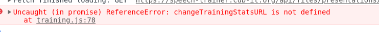 changeTrainingStatsURL is not defined на странице тренировки · Issue #275 · OSLL/web_speech ...