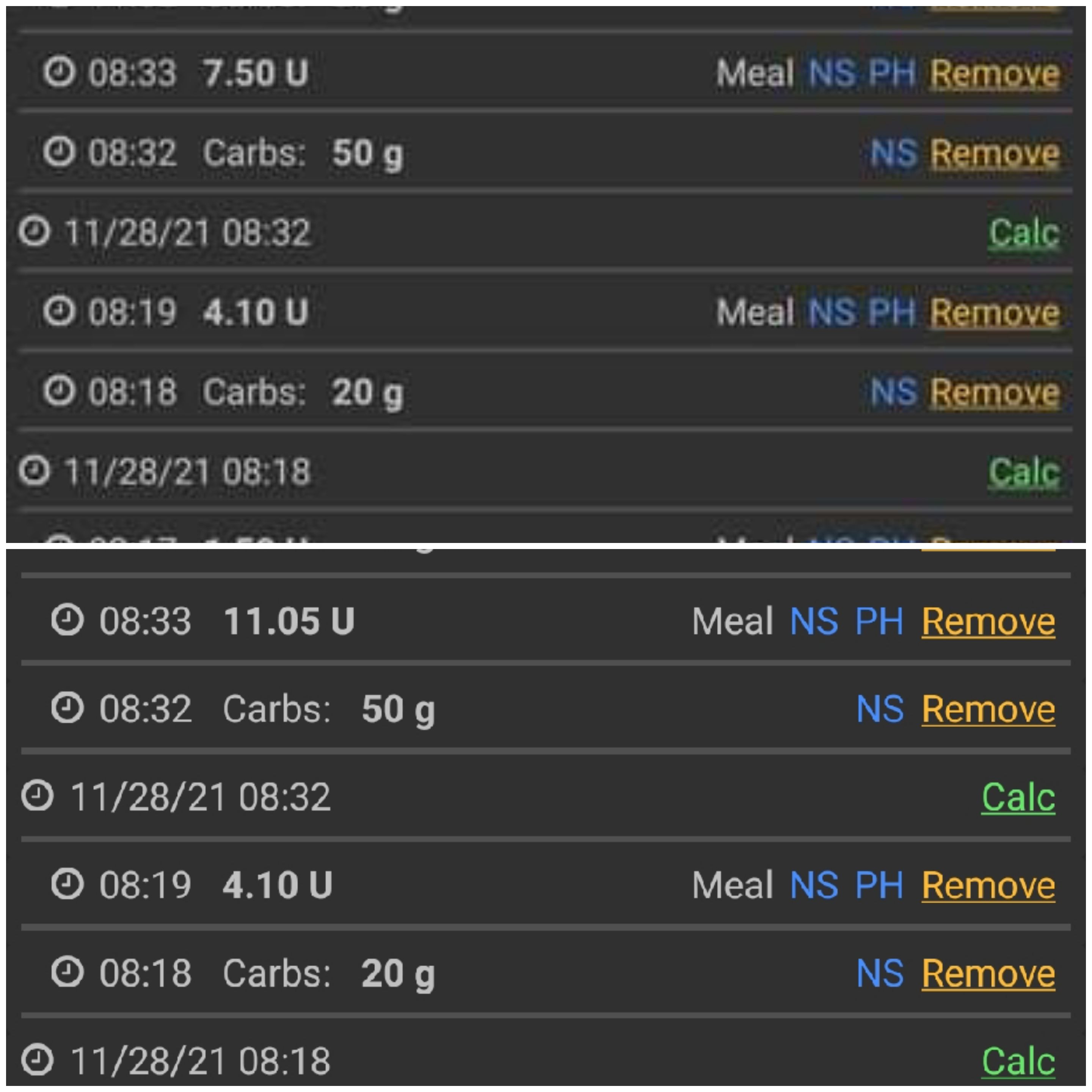 [3.0beta7] NSClient doesn't receive updated insulin amount when bolus is partly cancelled ...