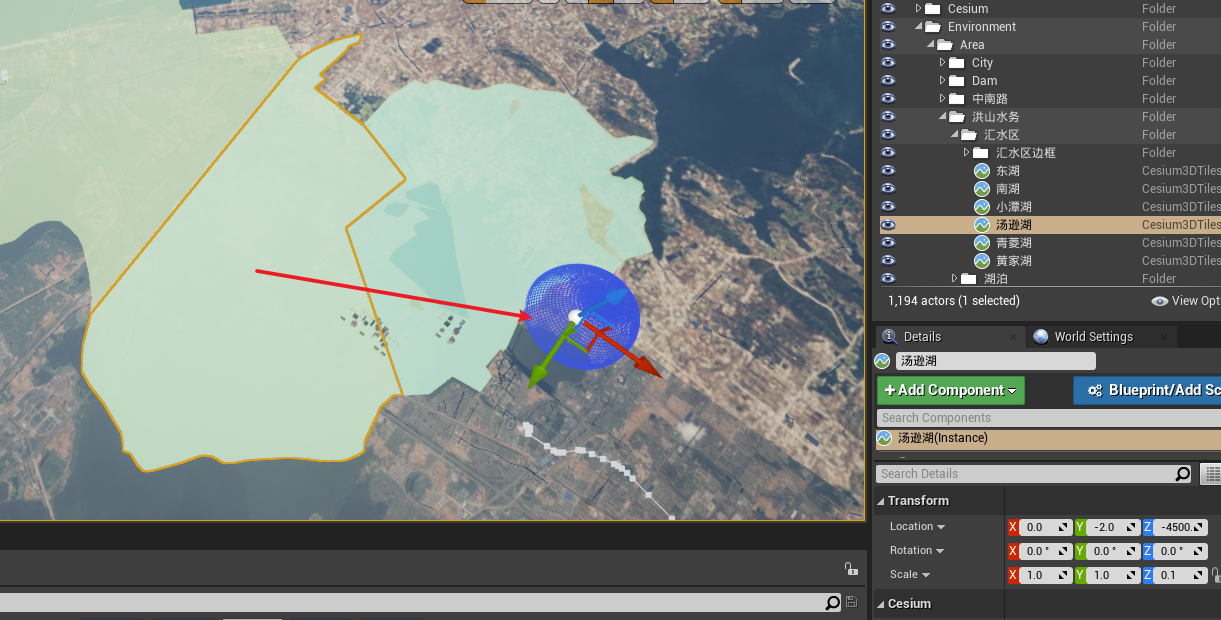 After 3dtileset is loaded, all location is the same · Issue #507 · CesiumGS/cesium-unreal · GitHub