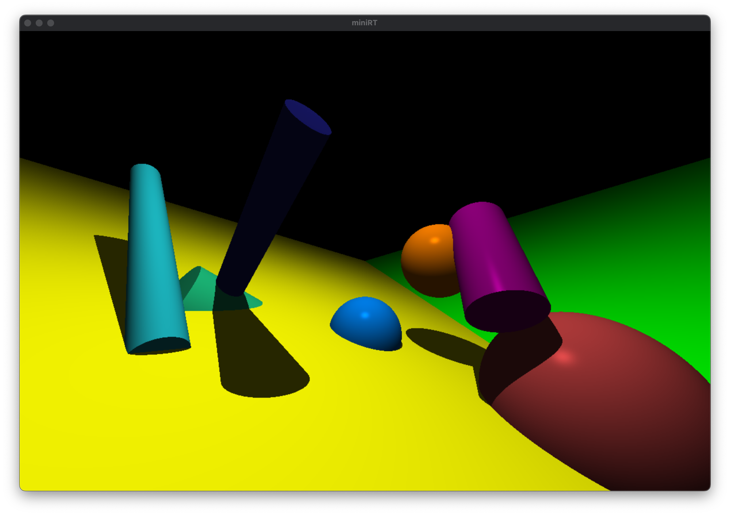 GitHub - nttmxk/miniRT: École 42 miniRT