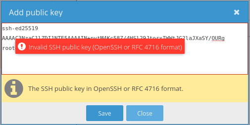 Bug : User public key UI don't allow ed25519 key (limited to rsa) · Issue #1130 · openmediavault ...