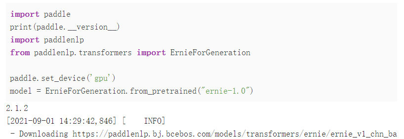 ErnieForGeneration加载训练后的模型报错 · Issue #2071 · PaddlePaddle/PaddleNLP · GitHub