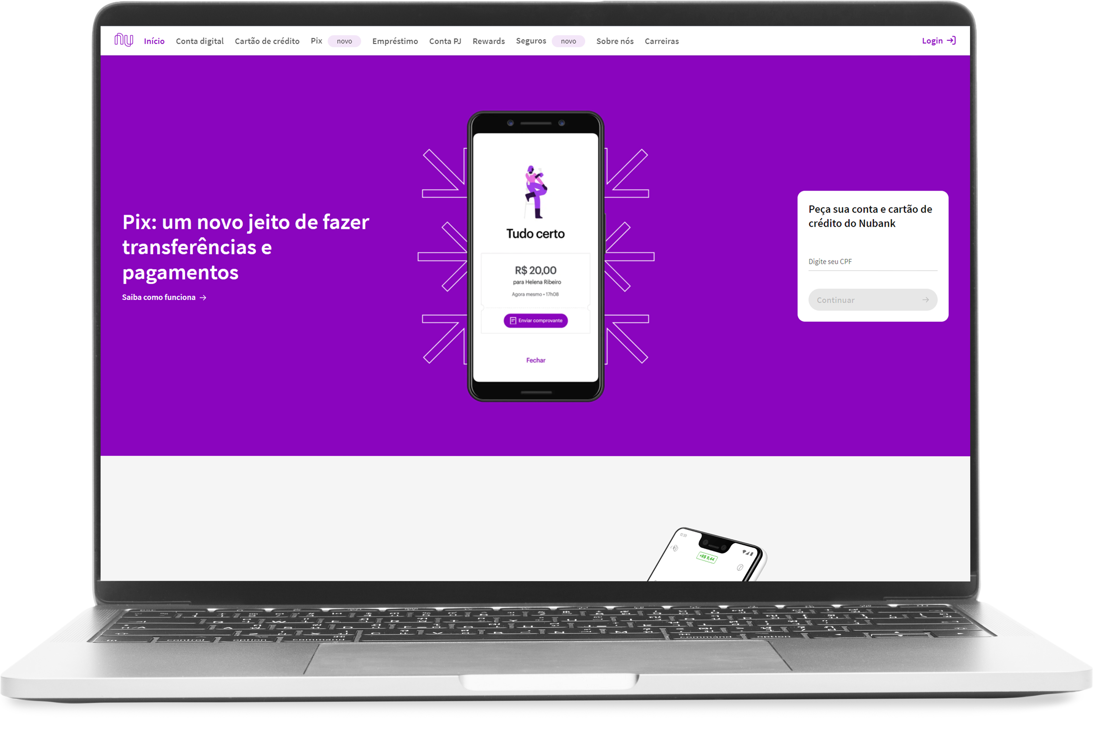 GitHub - GBDev13/nubank-clone: Clone do Front-end da página inicial do NuBank