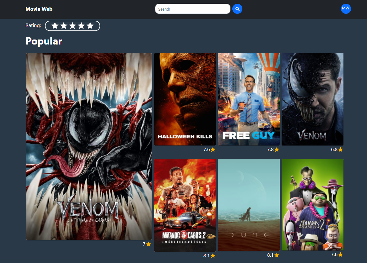 GitHub - billybautista/movieWeb
