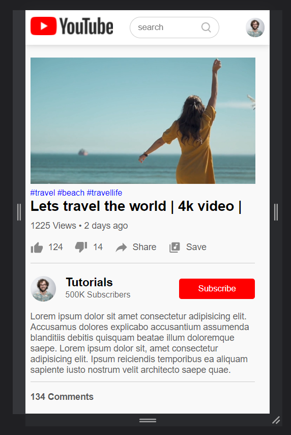 GitHub - RavirajMhalsekar/Youtube-Clone