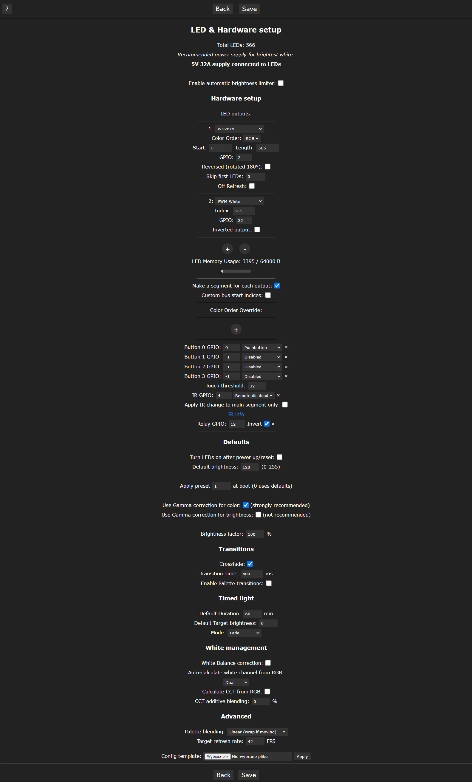 multiple LED strips of different type, ESP hangs · Issue #2919 · Aircoookie/WLED · GitHub