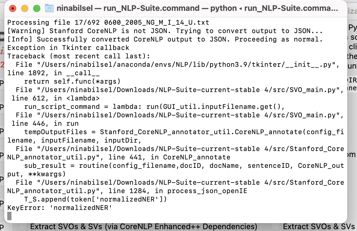 Bug Key Error When Running Corenlp Openie · Issue 653 · Nlp Suitenlp Suite · Github