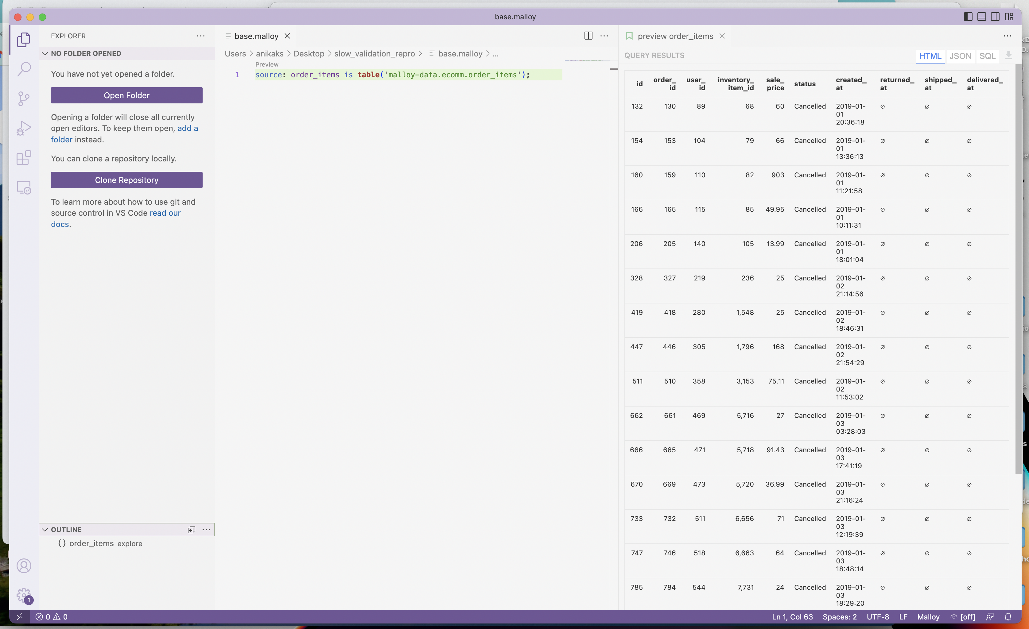 Show Malloy Tools when `.malloy` file is open, even if no folder is selected · Issue #927 ...