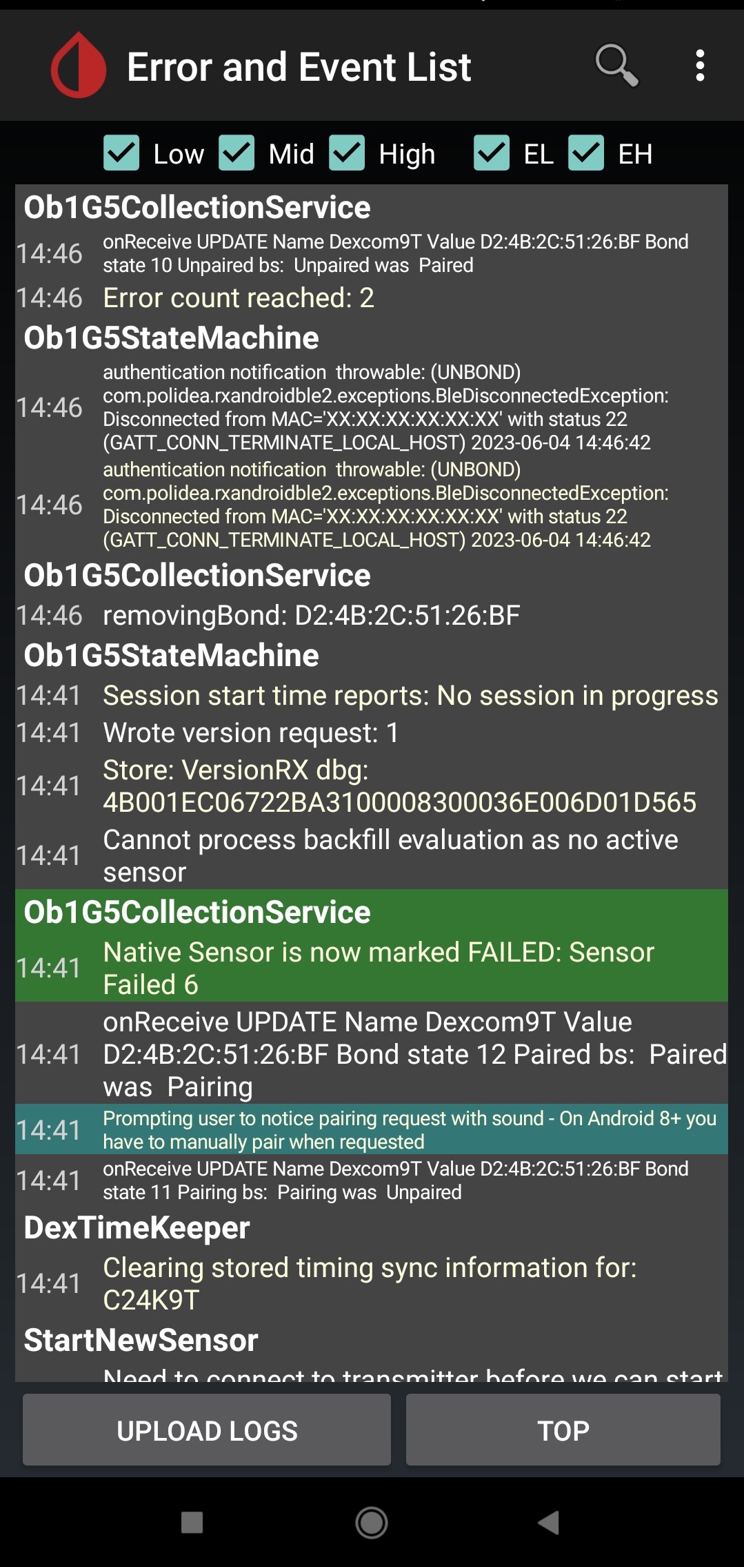 Do you use Dexcom One with a transmitter serial number that starts with C ...