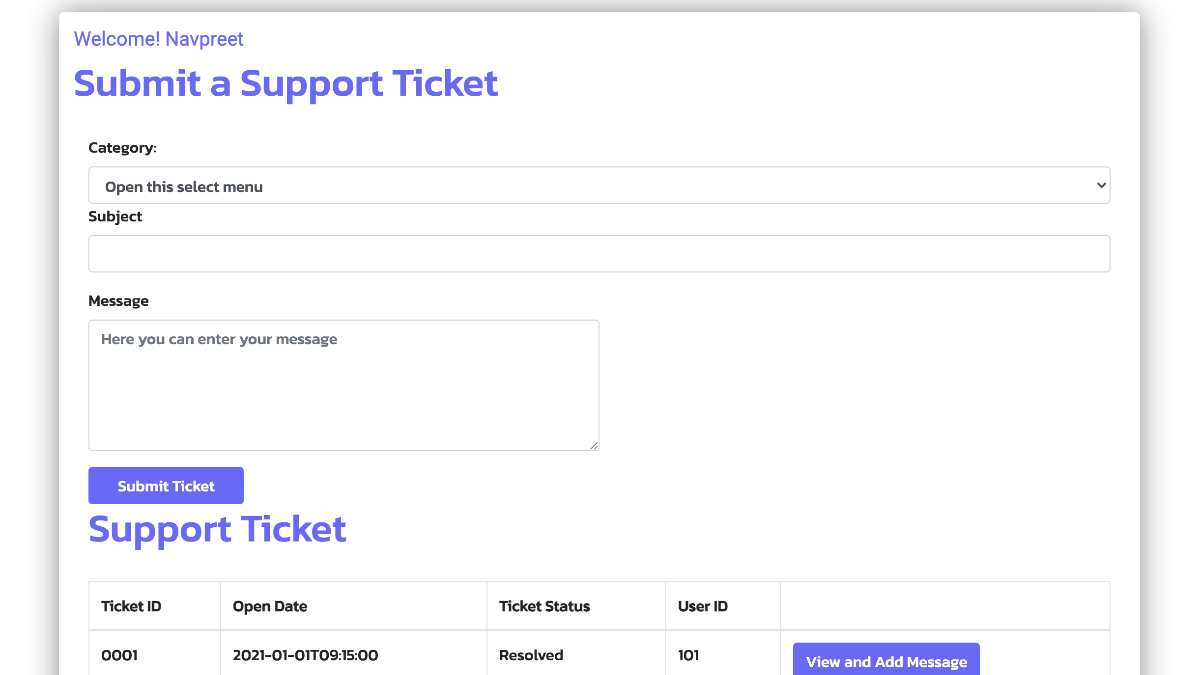 GitHub - NavpreetGhumman/TicketSystem