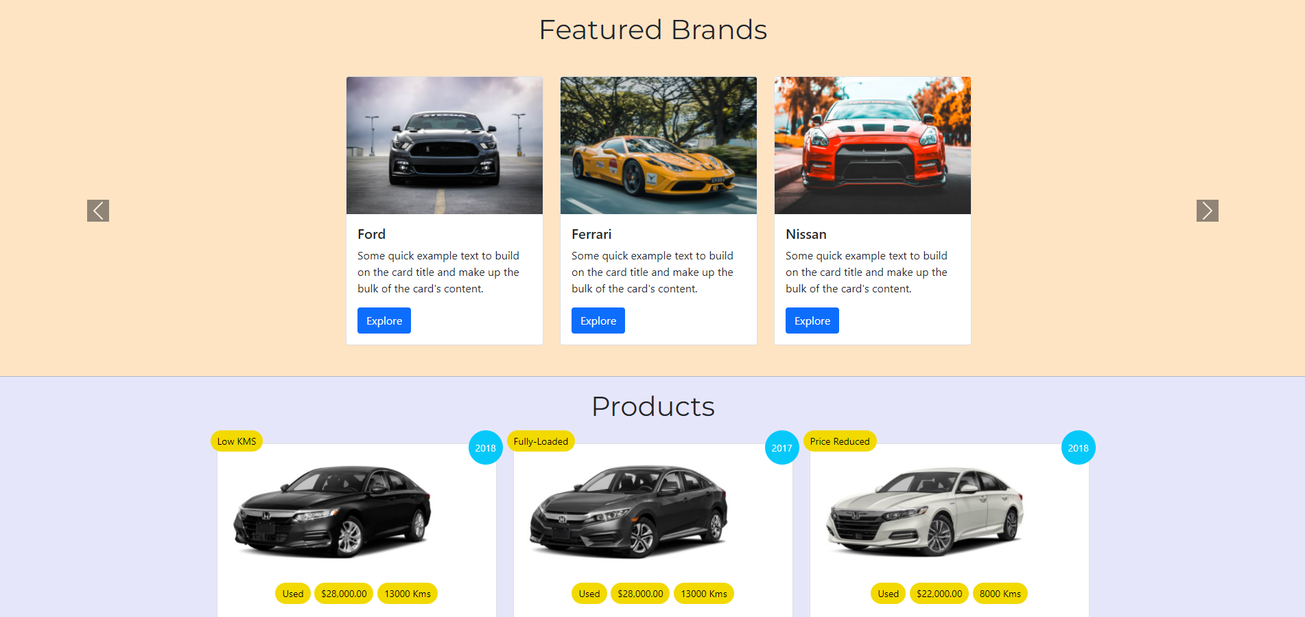 GitHub - HarikeshPratapSingh/Buy-Cars-Frontend: A homepage design for a second hand car selling ...