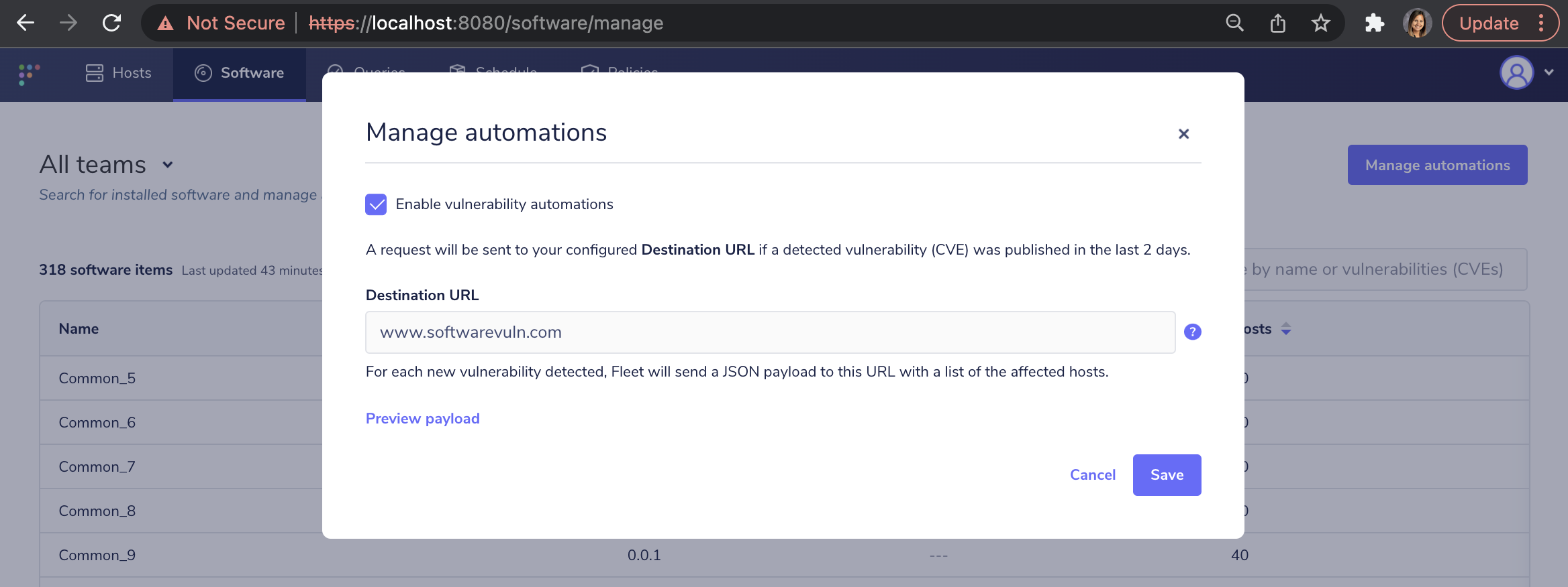 Document expected behavior for "enter/return" key for forms in the ...